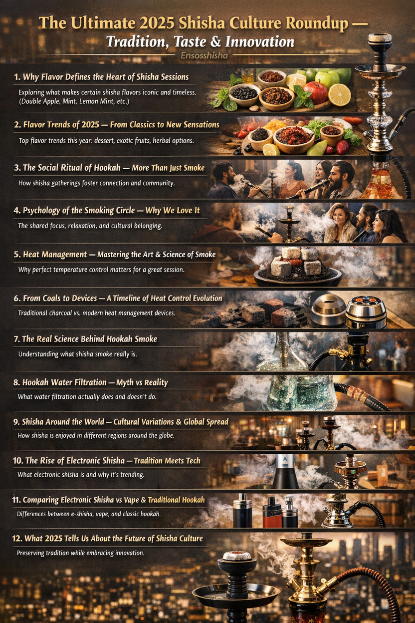 What 2025 Tells Us About the Future of Shisha Culture – Ensoshisha